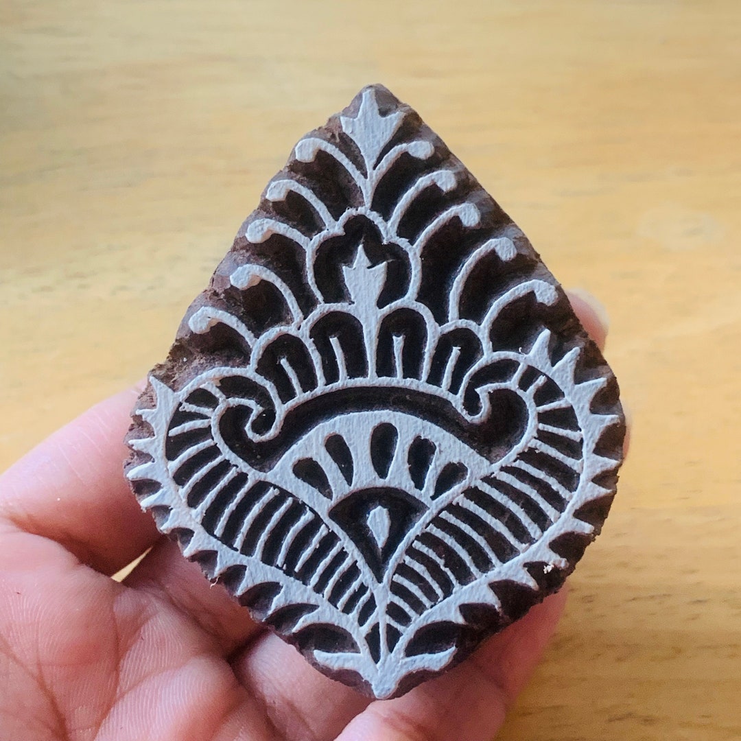 Unique Pattern Stamp, Wood Stamps for Pottery Hand Carved Pattern ...