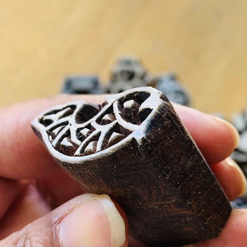 FISH Stamp Wood Stamp for Pottery Hand Carved Pattern/texture - Etsy