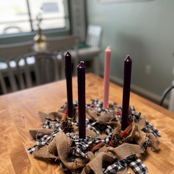 Advent Wreath - Etsy