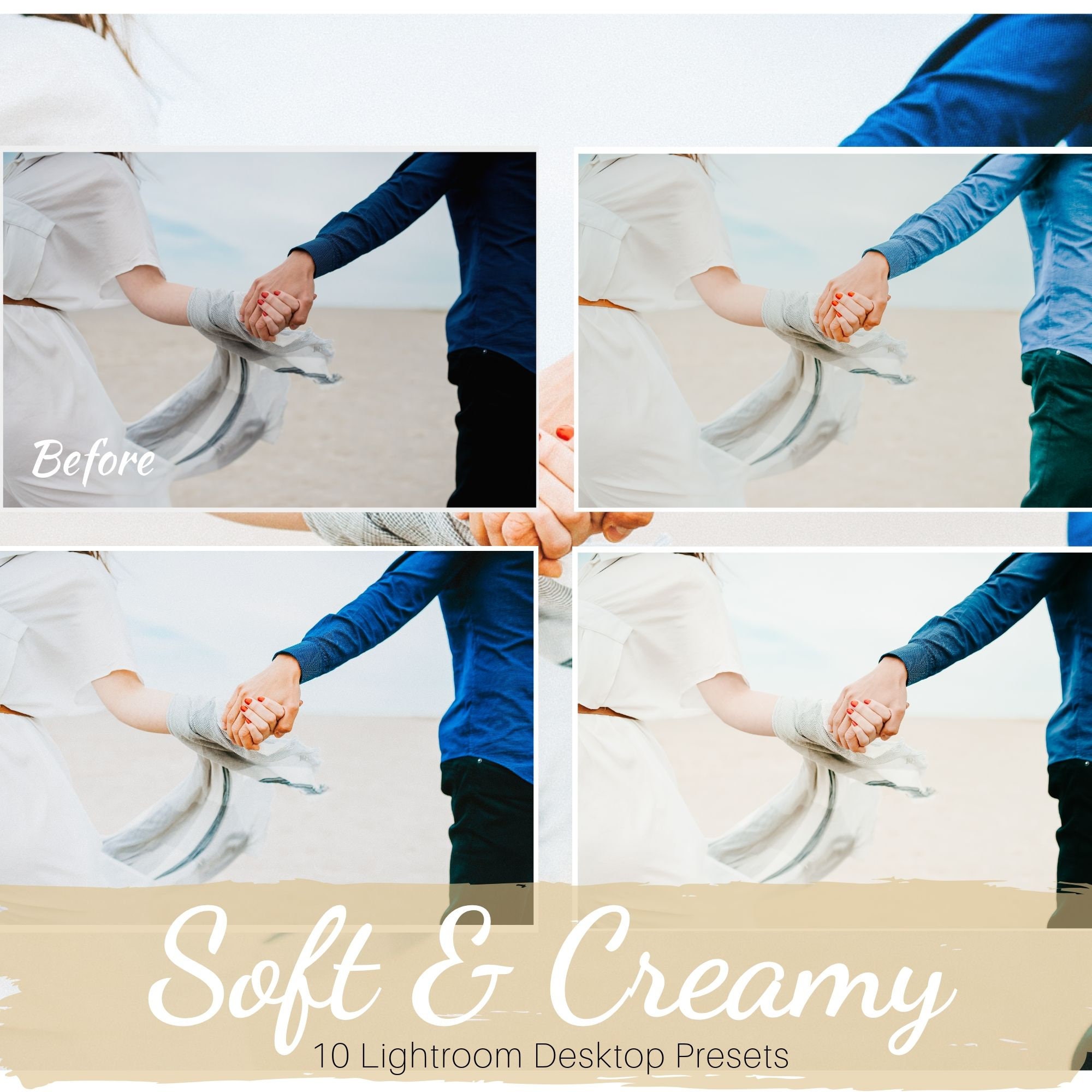 10 Lightroom Soft and Creamy Desktop Presets Bright & Muted - Etsy