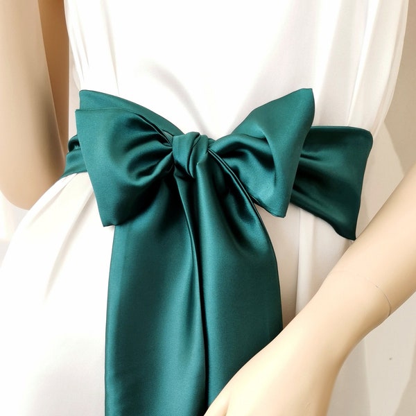 Emerald Green Sash - Etsy