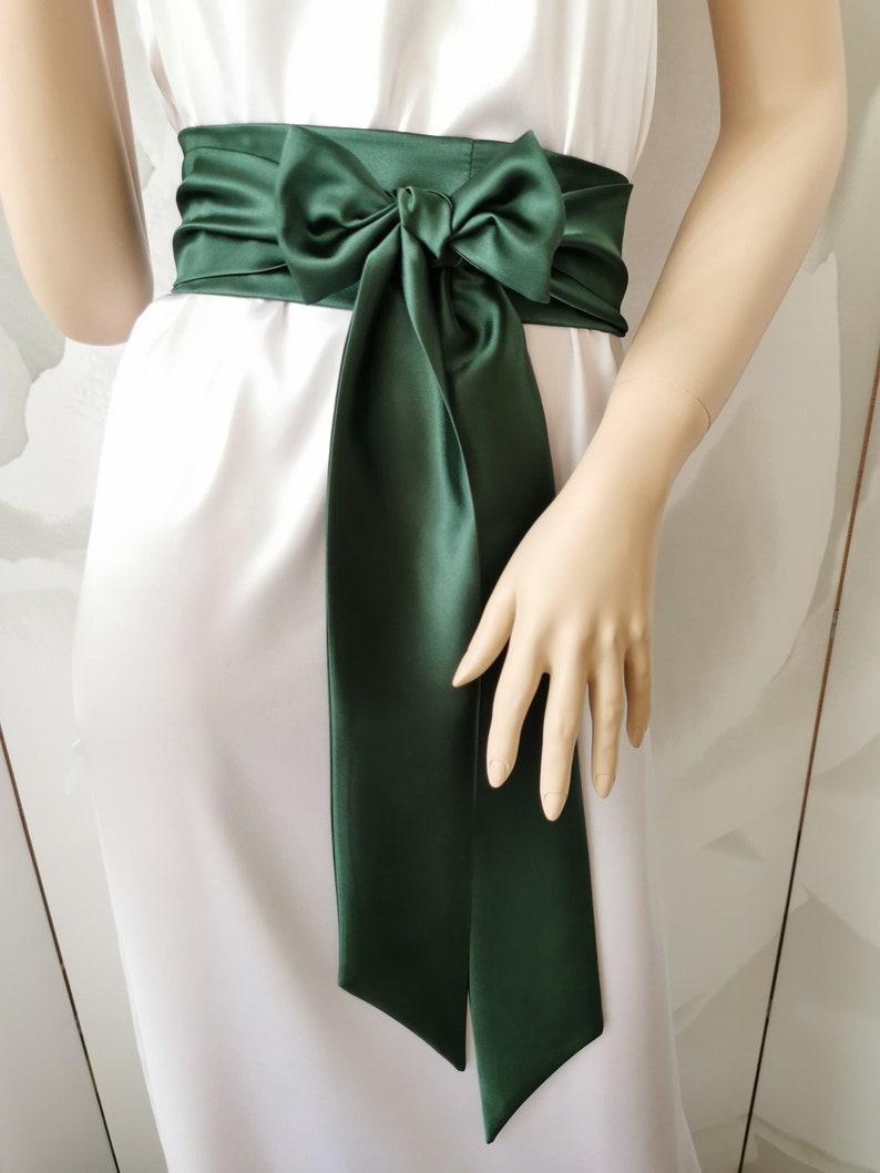 Satin Sash Belt. 2-5 Days Delivery in US Many Colors Bridal - Etsy