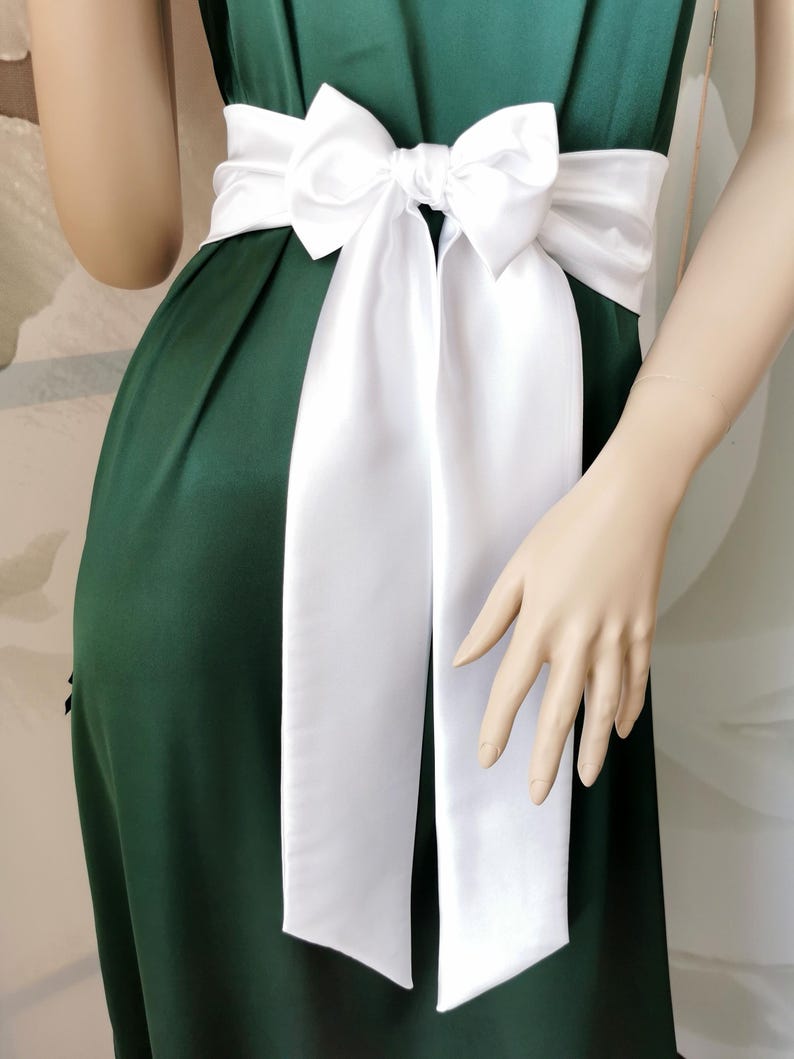 Navy Blue Satin Belt Navy Bridesmaid Satin Sash Wedding Dress Belt for ...