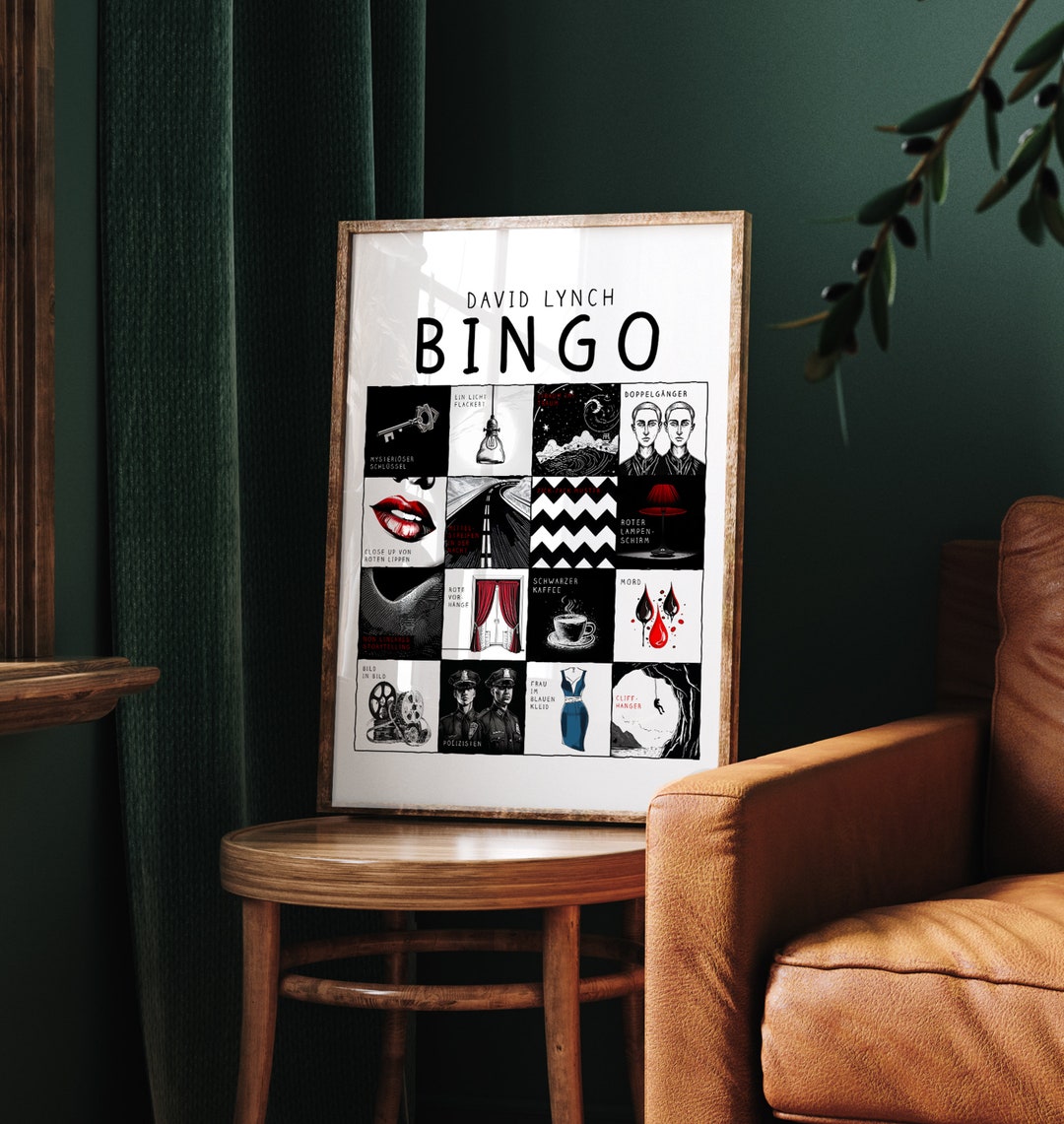 David Lynch Fan Poster, Bullshit Bingo, Wall Deco, Poster, Picky ...
