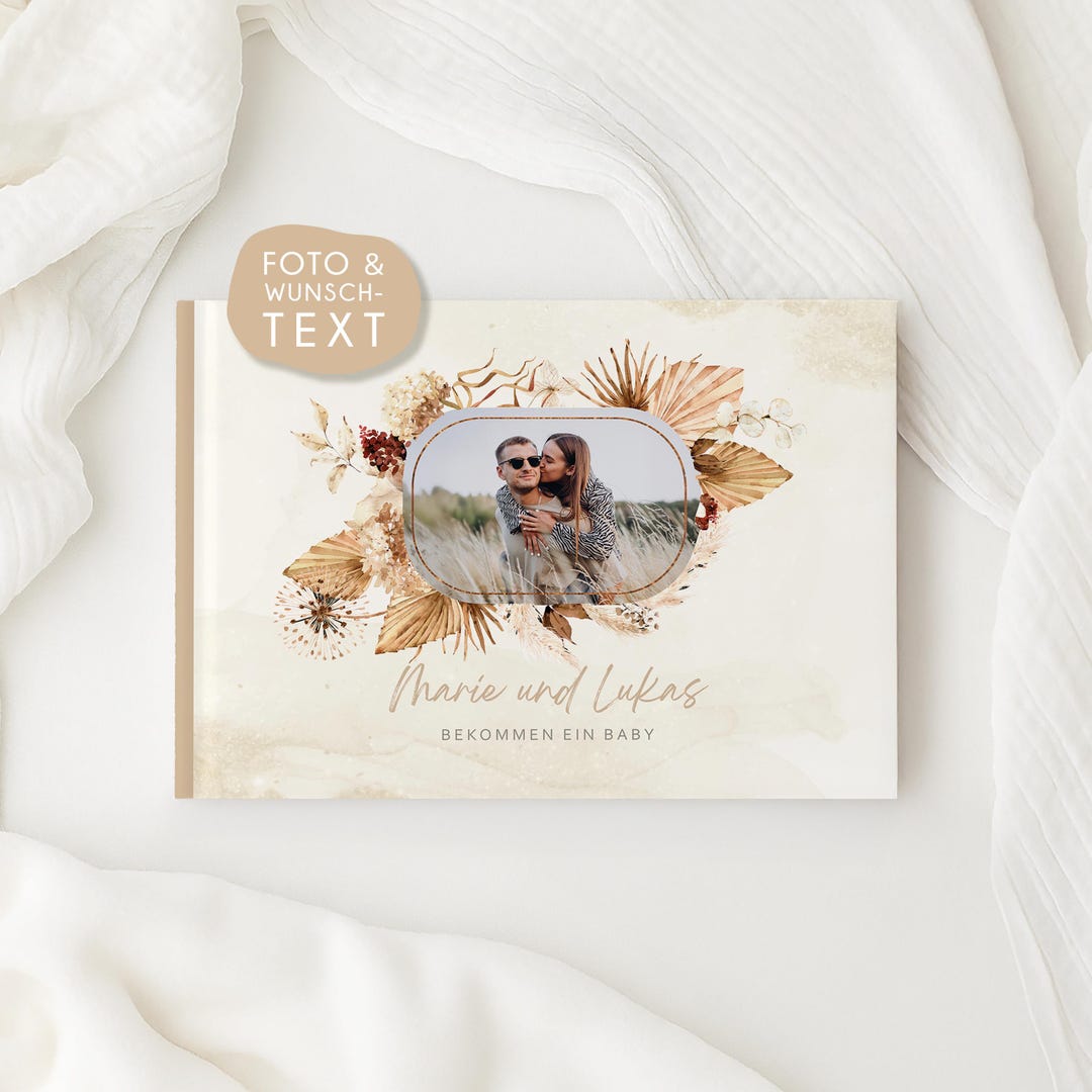 Personalized Pregnancy Diary to Fill Out | Memory Book for Expectant ...