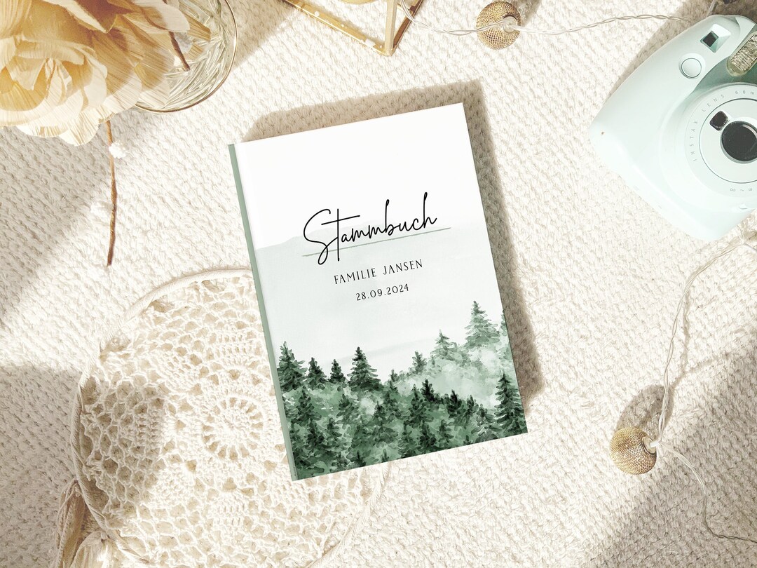 Arbre généalogique de la famille « Forest Wood » #S034b - Etsy France