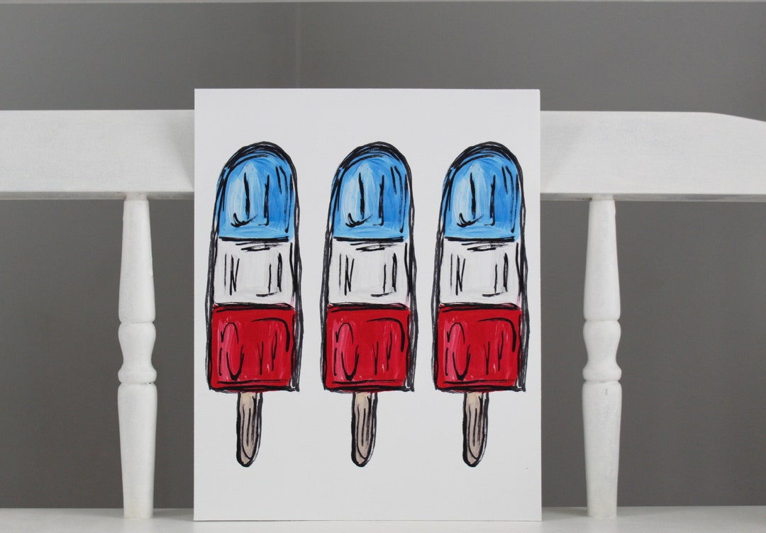 3 Bomb Popsicles Art Print - Etsy