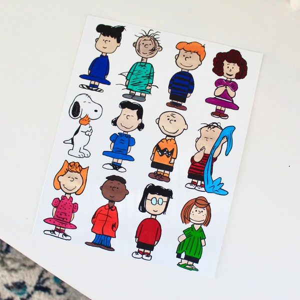 Peanuts Characters - Etsy