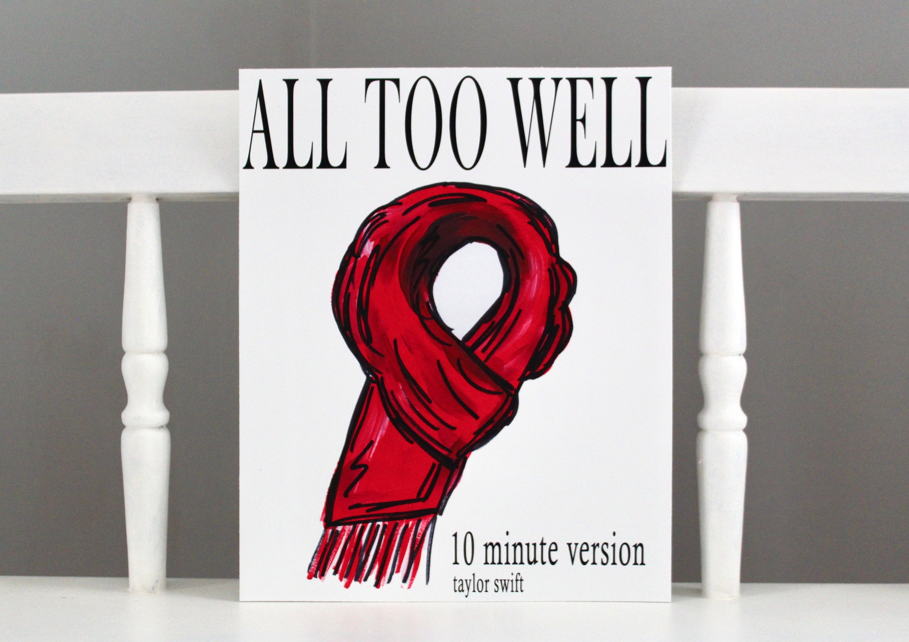 Taylor Swift all Too Well Print - Etsy
