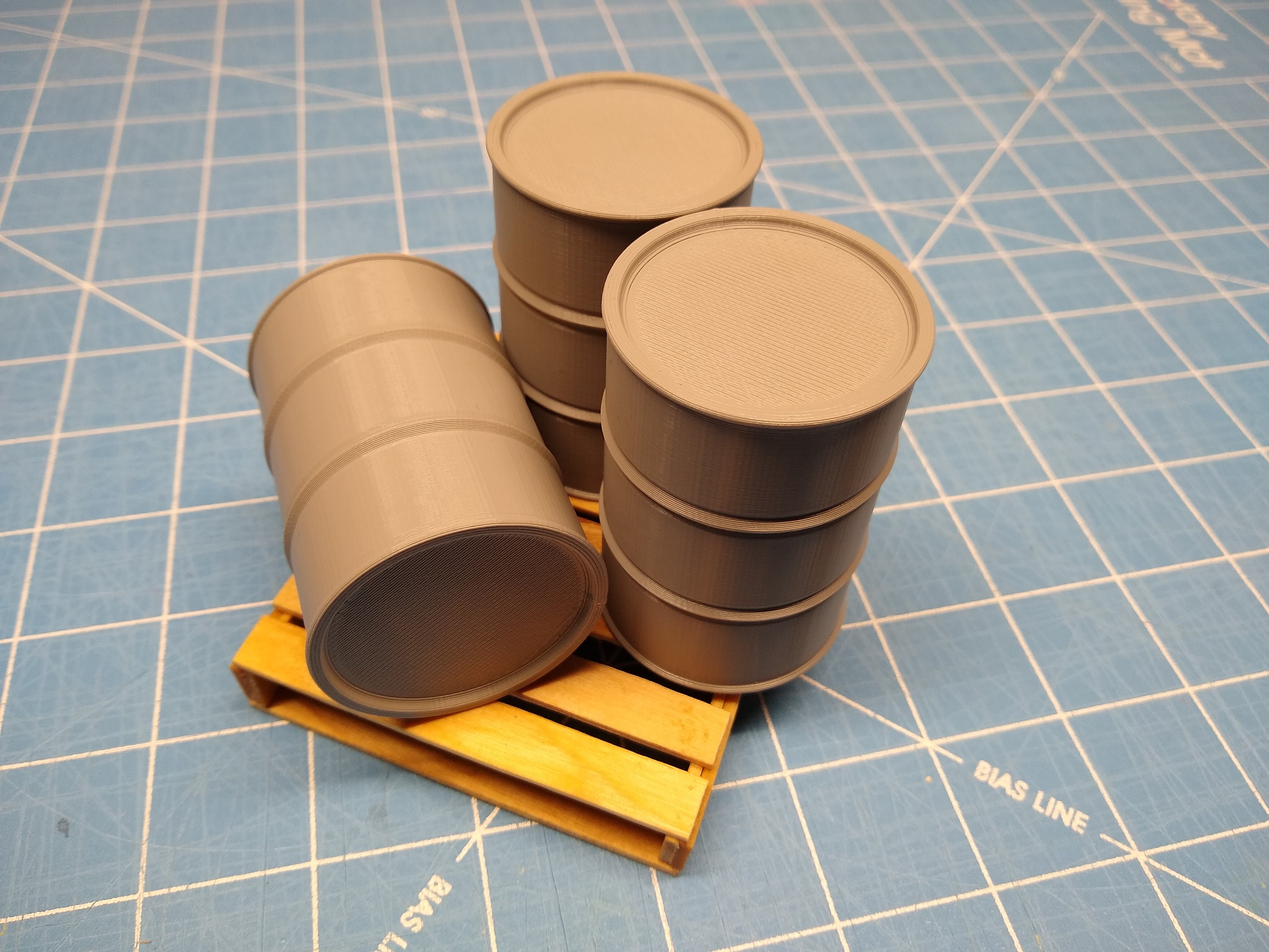 1:14 Scale Miniature 55 Gallon Drum / Oil Barrel (single Drum) - Etsy