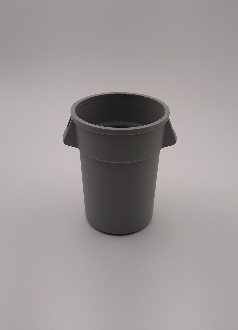 Miniature Garbage Can Pen/pencil Holder Desk Accessory (1:10 Scale) - Etsy