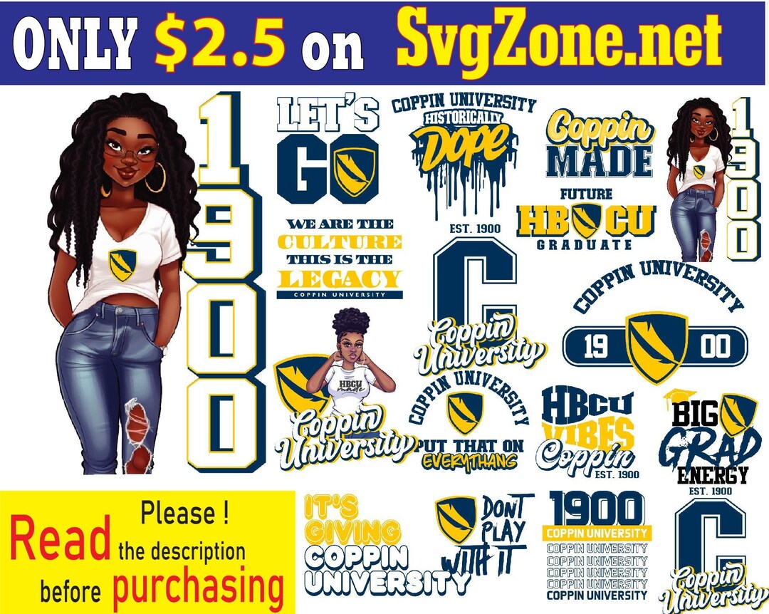 Coppin State University Svg Hbcu Collection New Hbcu 2023 - Etsy