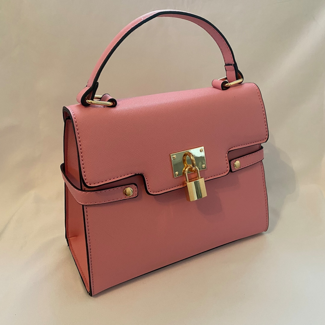 Classic Poppy Handbag in Pink - Vintage Inspired - Etsy