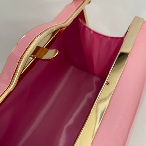 Classic Lilly Handbag in Carnation Pink - Vintage Inspired - Etsy