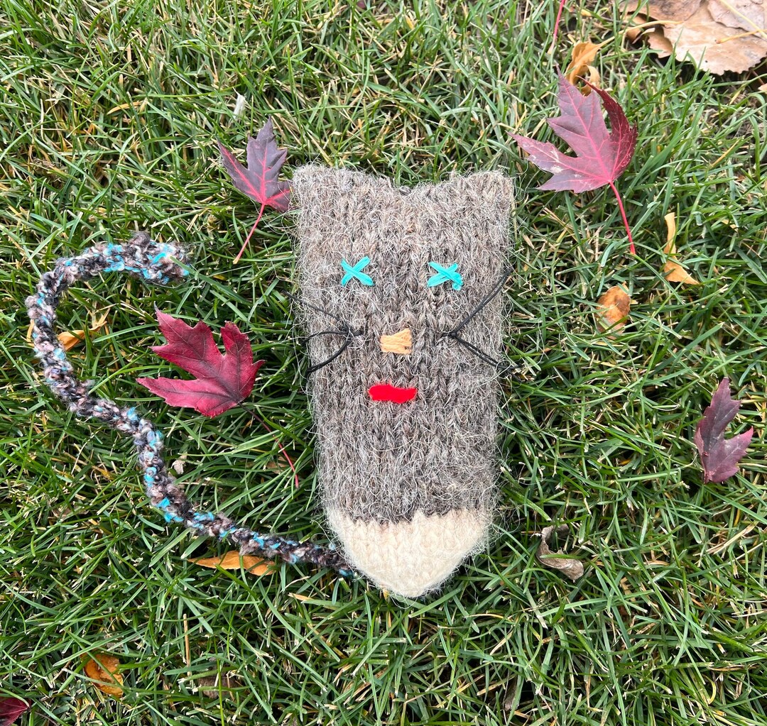 Cat Toy, Wool Mouse, Handmade, Funny Kitten Toy, Natural Toy ...