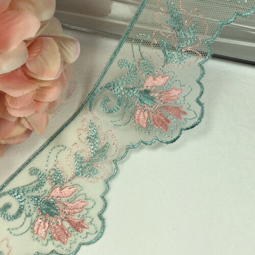 100% Natural Cotton Lace Trim by the Yard | Etsy