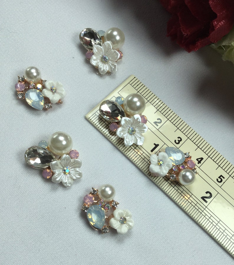 Four Styles of Flat Back Multi Stone Embellishments - Etsy