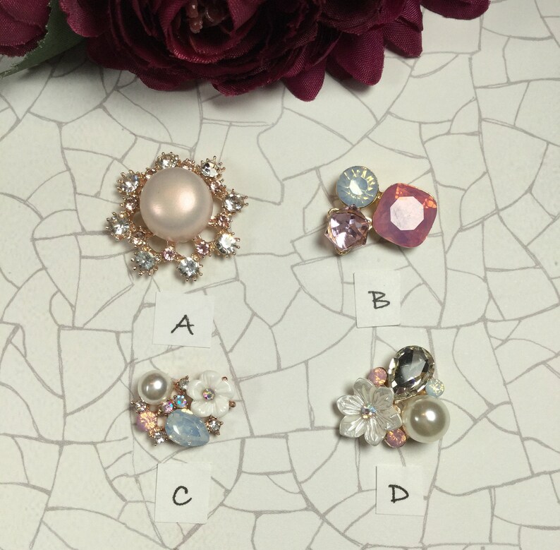 Four Styles of Flat Back Multi Stone Embellishments - Etsy
