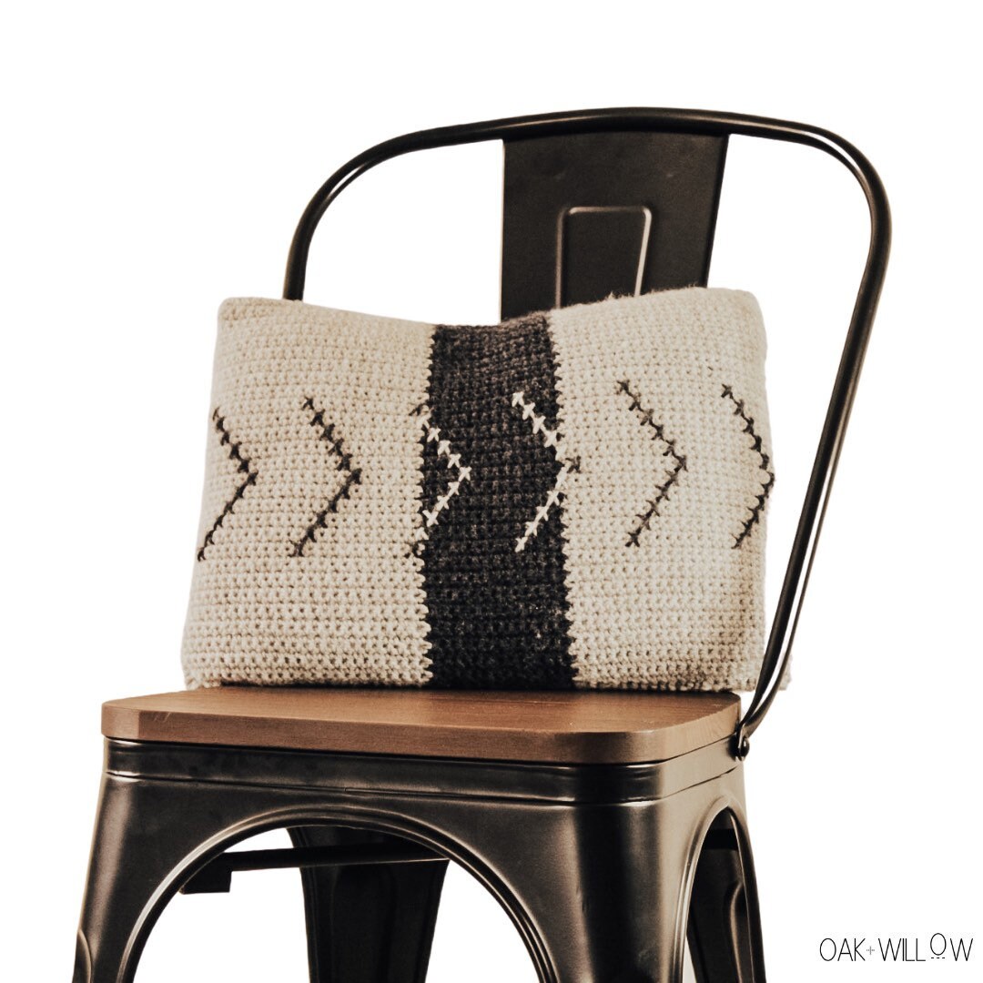 CROCHET PATTERN - Crochet Pillow - Home Decor - Modern Pillow ...