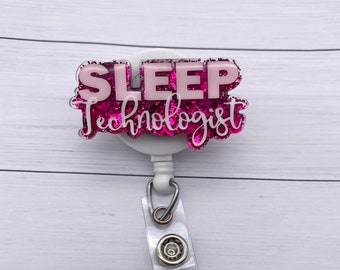 Sleep Tech Badge Holder - Etsy