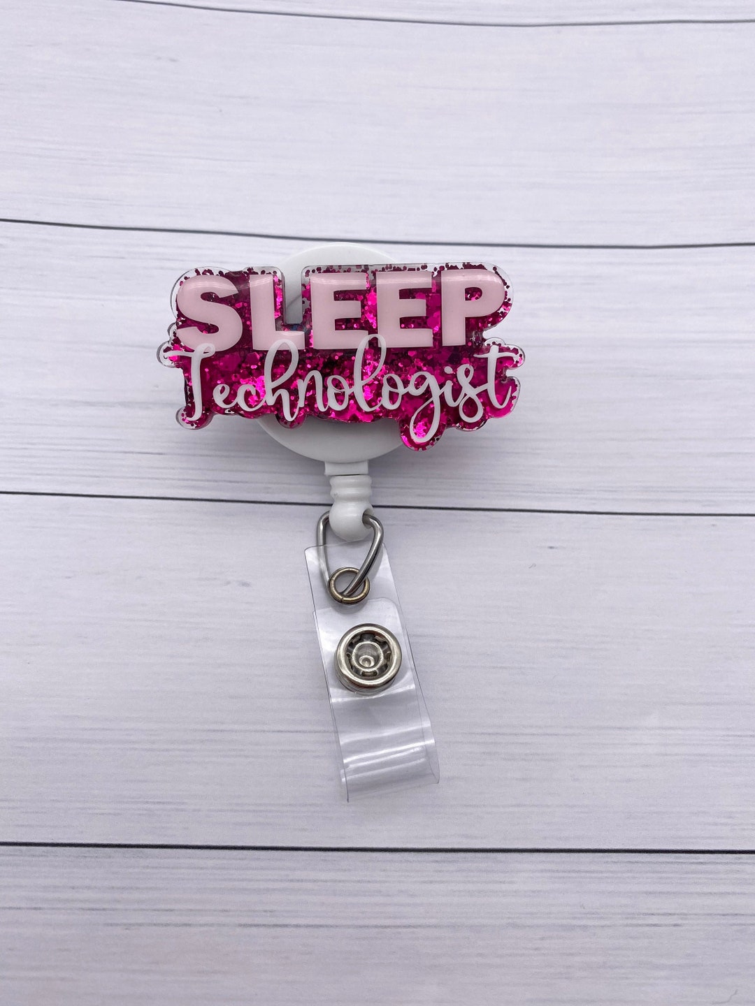 Sleep Technologist Badge Reel Sleep Tech ID Holder - Etsy
