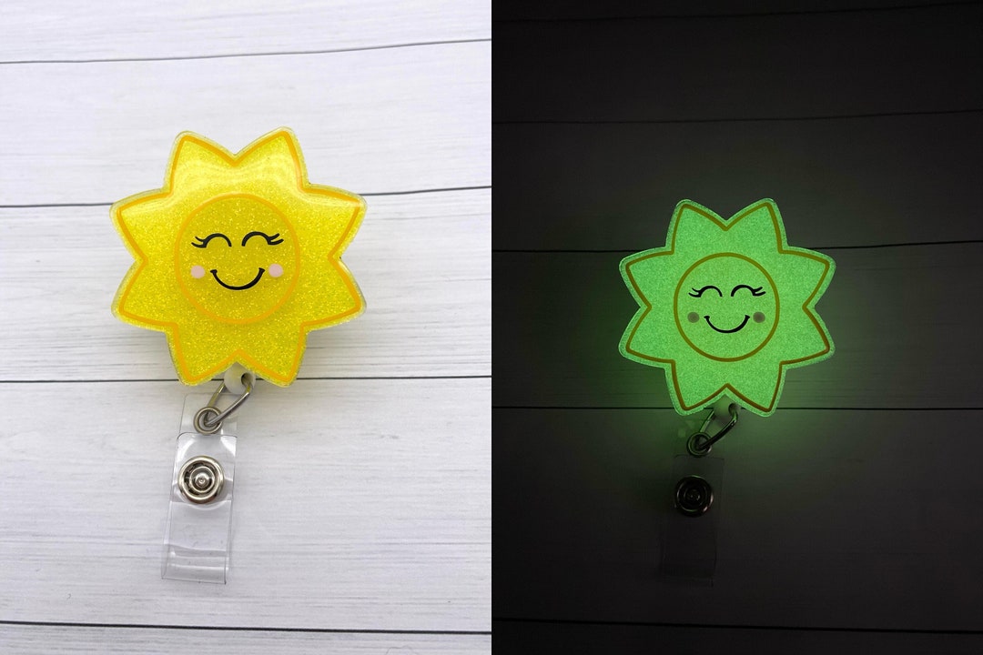 Sun Badge Reel, Nurse Badge Reel, Cute Badge Reel, Spring Badge Reel ...