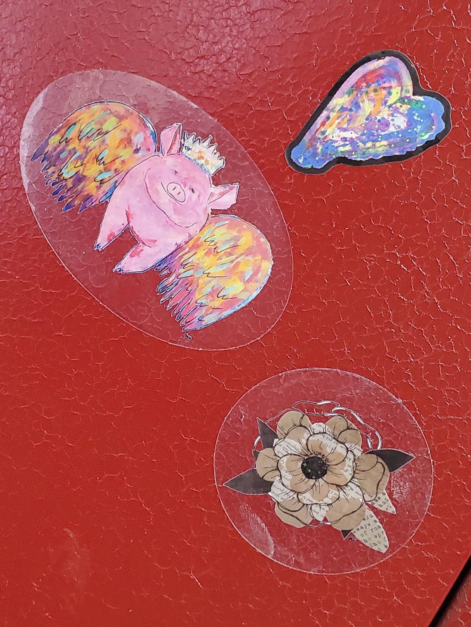 Heart Collage Sticker Sheet - Etsy