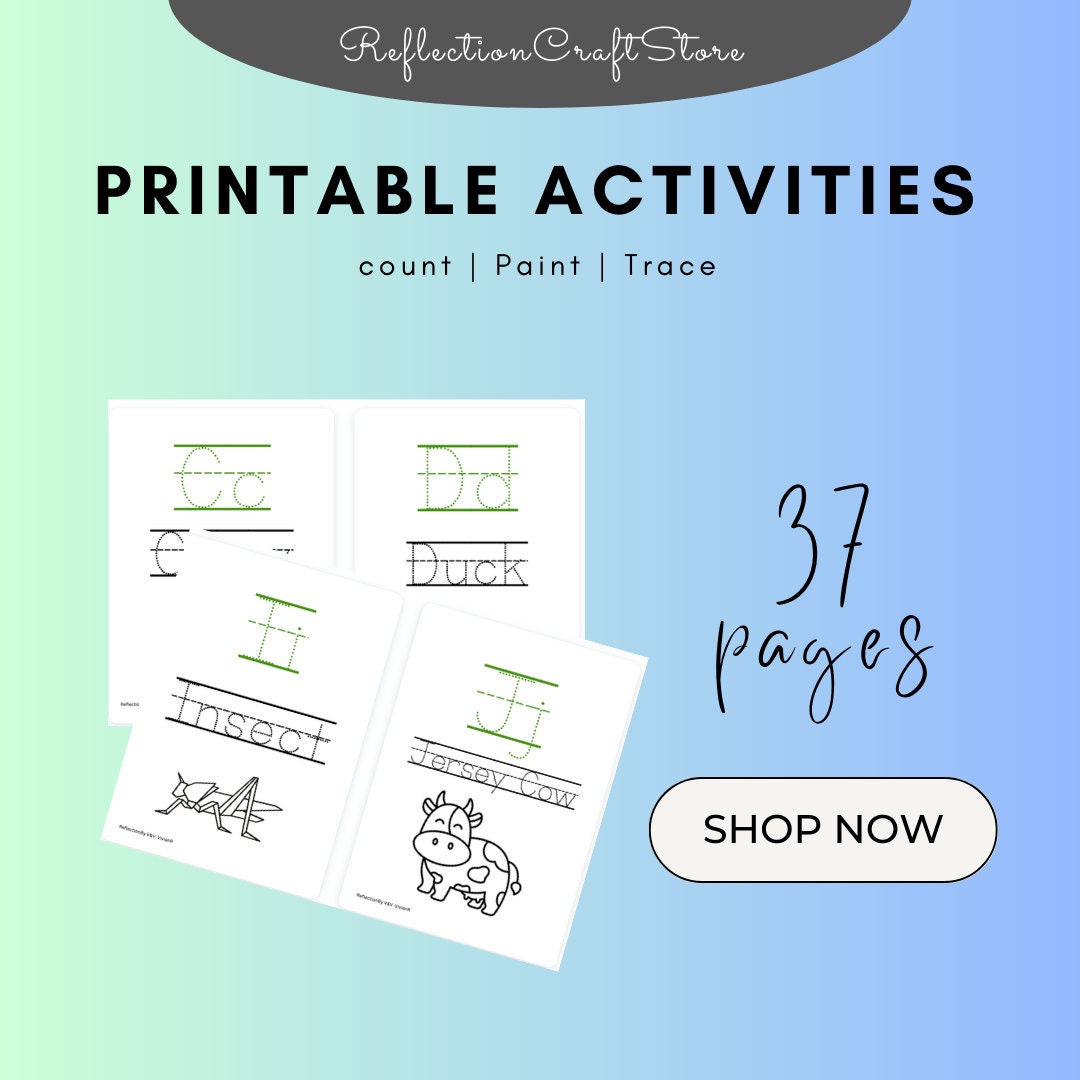 ABC Farm Printable Activities - Etsy