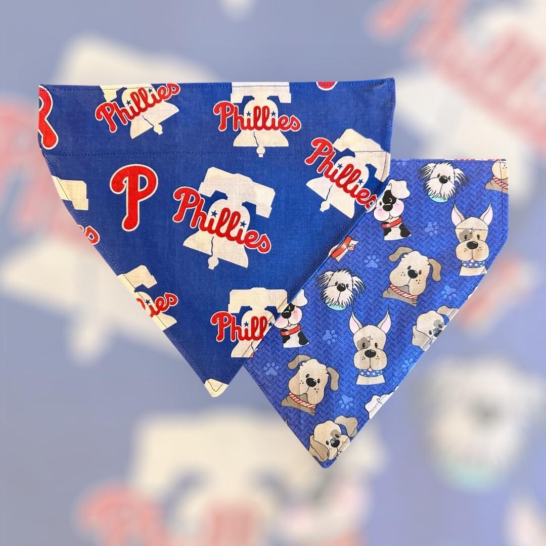 Philadelphia Phillies Over the Collar Reversible Pet Scarf - Etsy