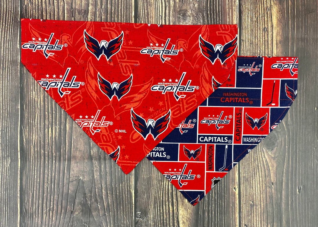Washington Capitals Over the Collar Reversible Pet Scarf - Etsy