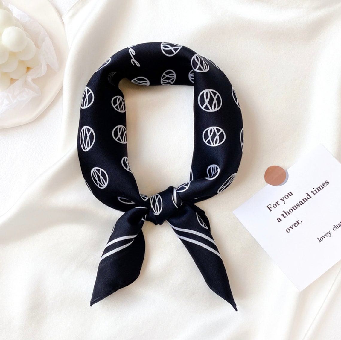 Pure 100% Silk Classy Scarf Bandana - Etsy