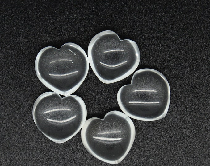 Cherry Quartz Heart Gemstone Heart Crystal Healing Stones Carving Heart ...