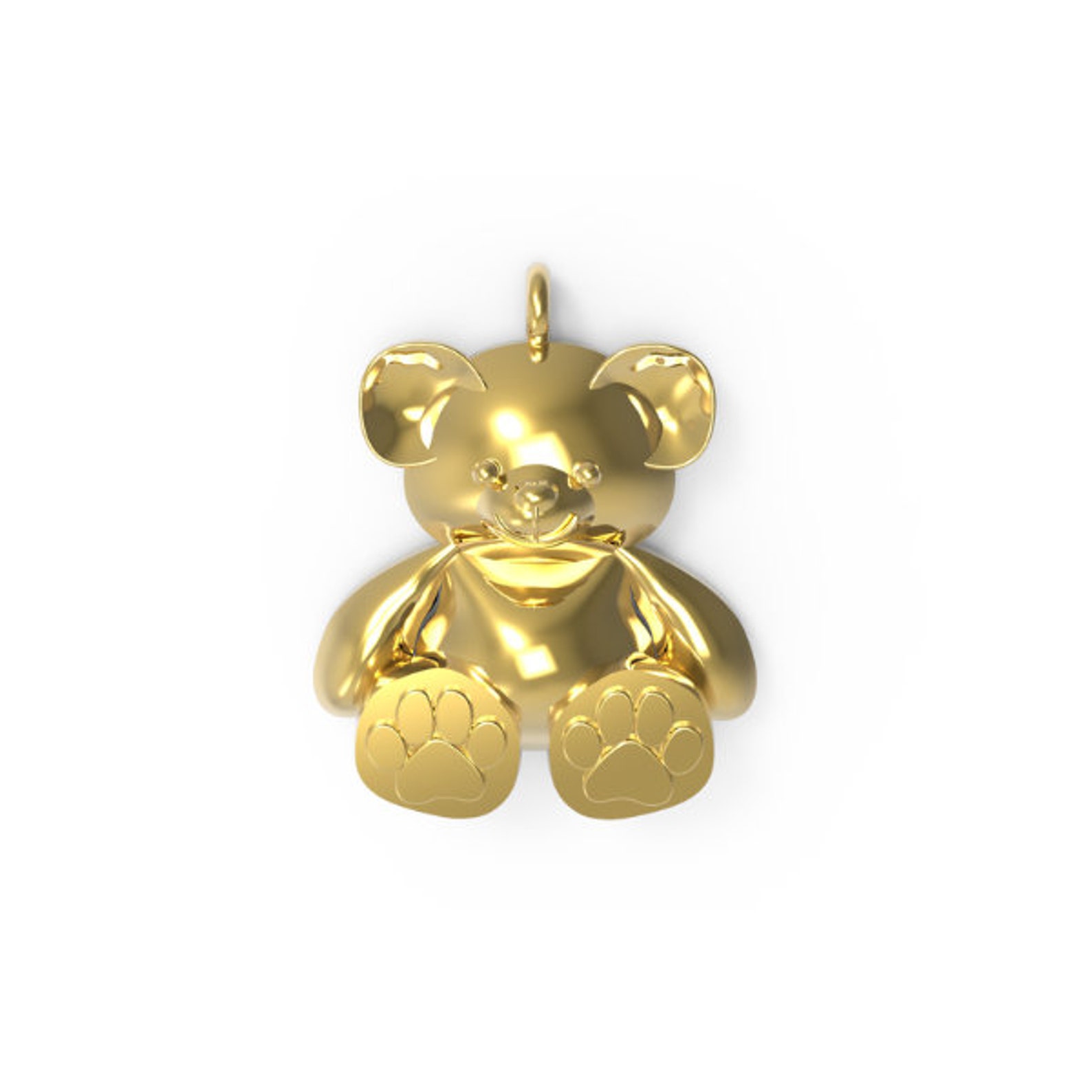 Cute Sterling Silver Teddy Bear Charms, Dainty Animal Charms, Bulk ...