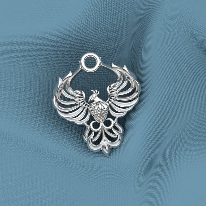 Phoenix Pin - Etsy