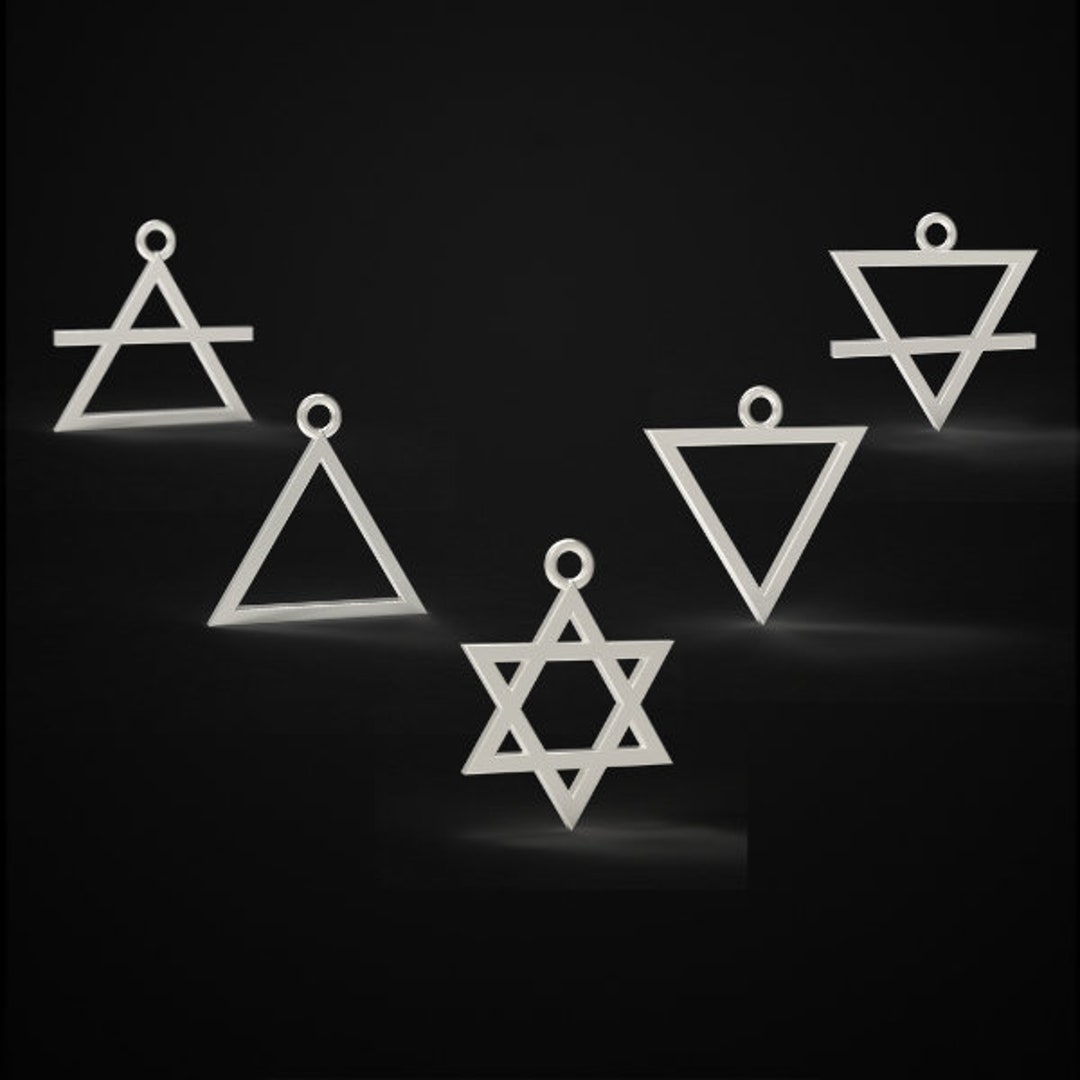 Five Element Charms of Earth, Air, Water, Fire, and Aether Alchemy ...