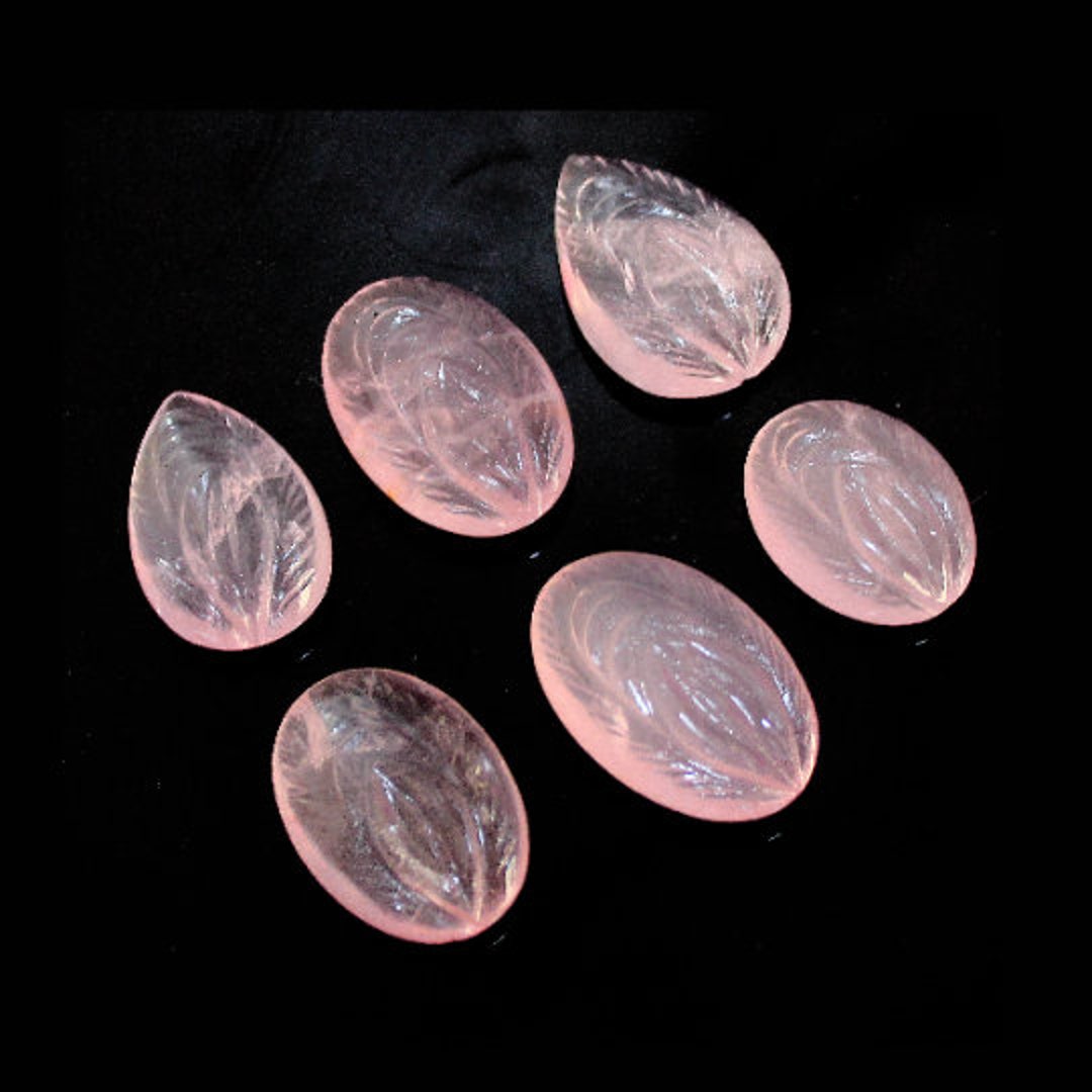 Rose Quartz Yoni Carving 20-30mm Natural Pink Goddess Gemstone, Divine ...