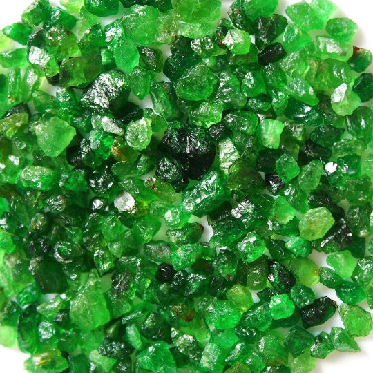 Rough Green Garnet
