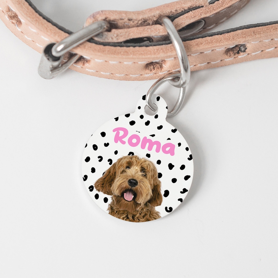 Custom Dog Tag With Picture Custom Photo Pet Tag Dog Tag Phone Number ...
