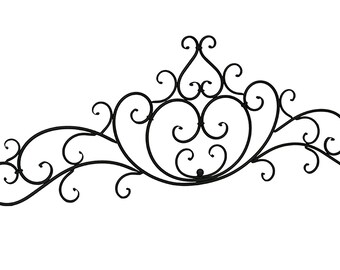 Scroll Metal Wall Art | Etsy