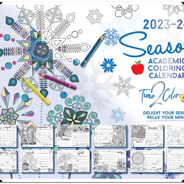 2024 Seasons Calendar - Etsy