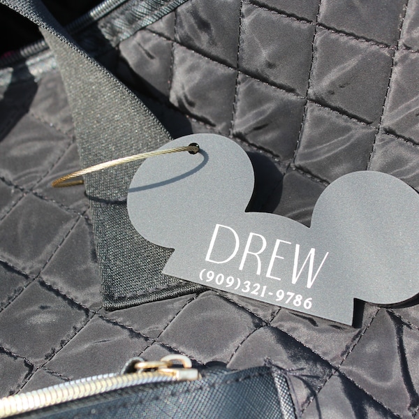 Mickey Name Tag - Etsy