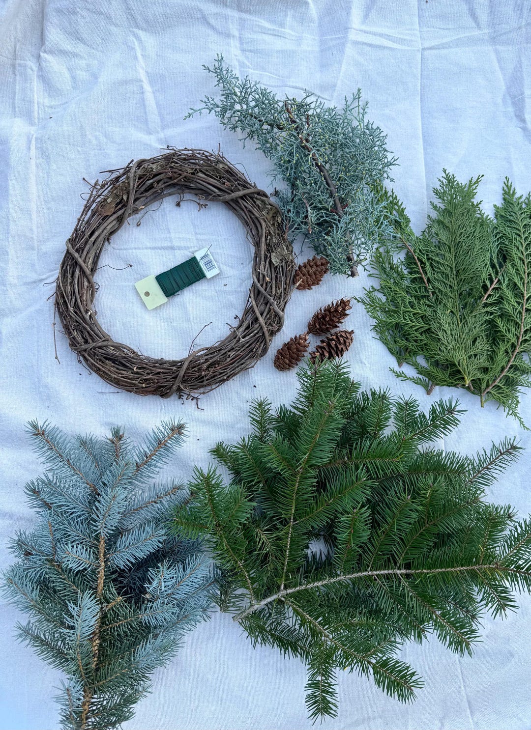 DIY Holiday Wreath Kit | Craft Your Own Wreath | Fresh Mixed Winter ...