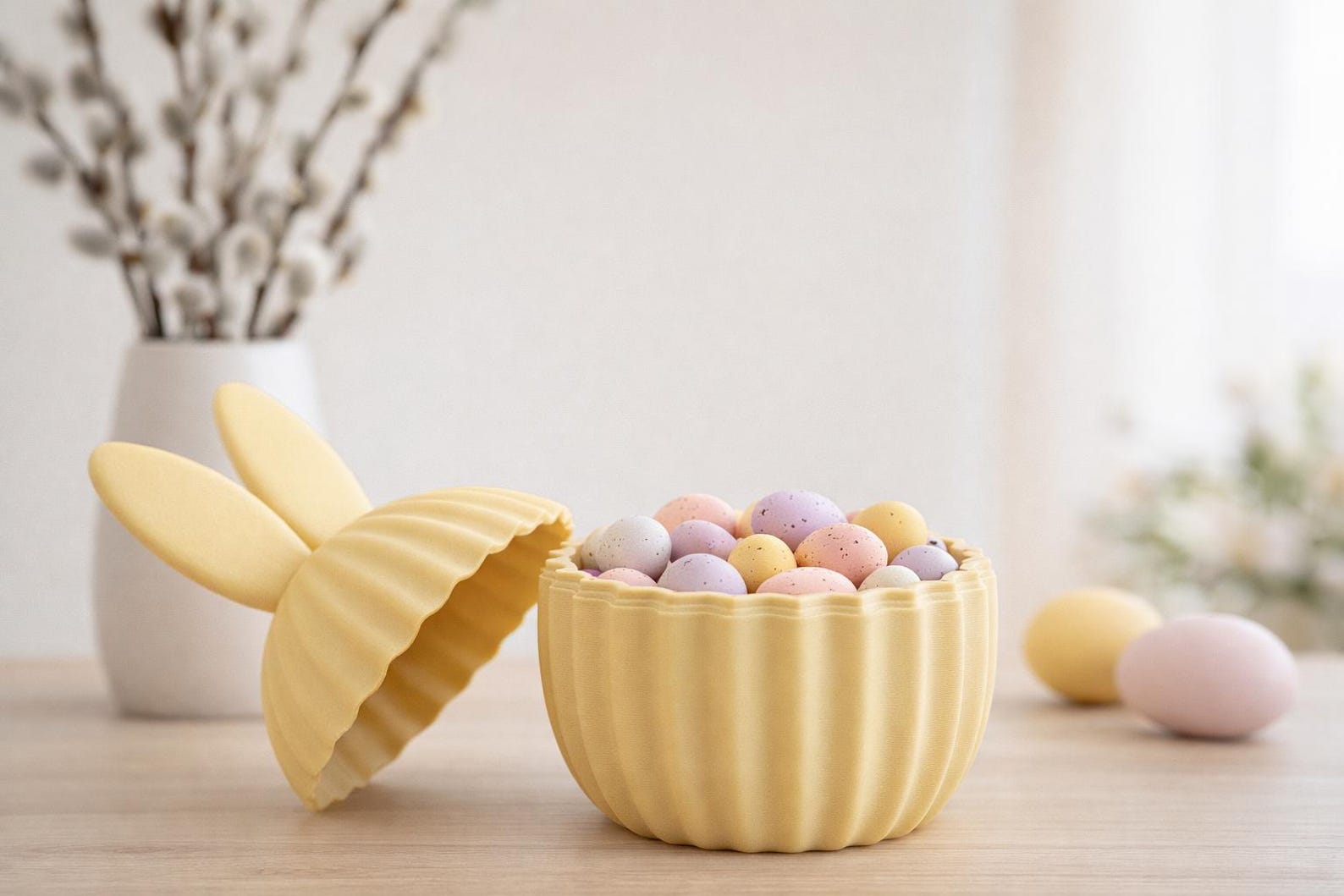 Easter Bunny Container STL - 3D Printable Candy Box (digital File) - Etsy