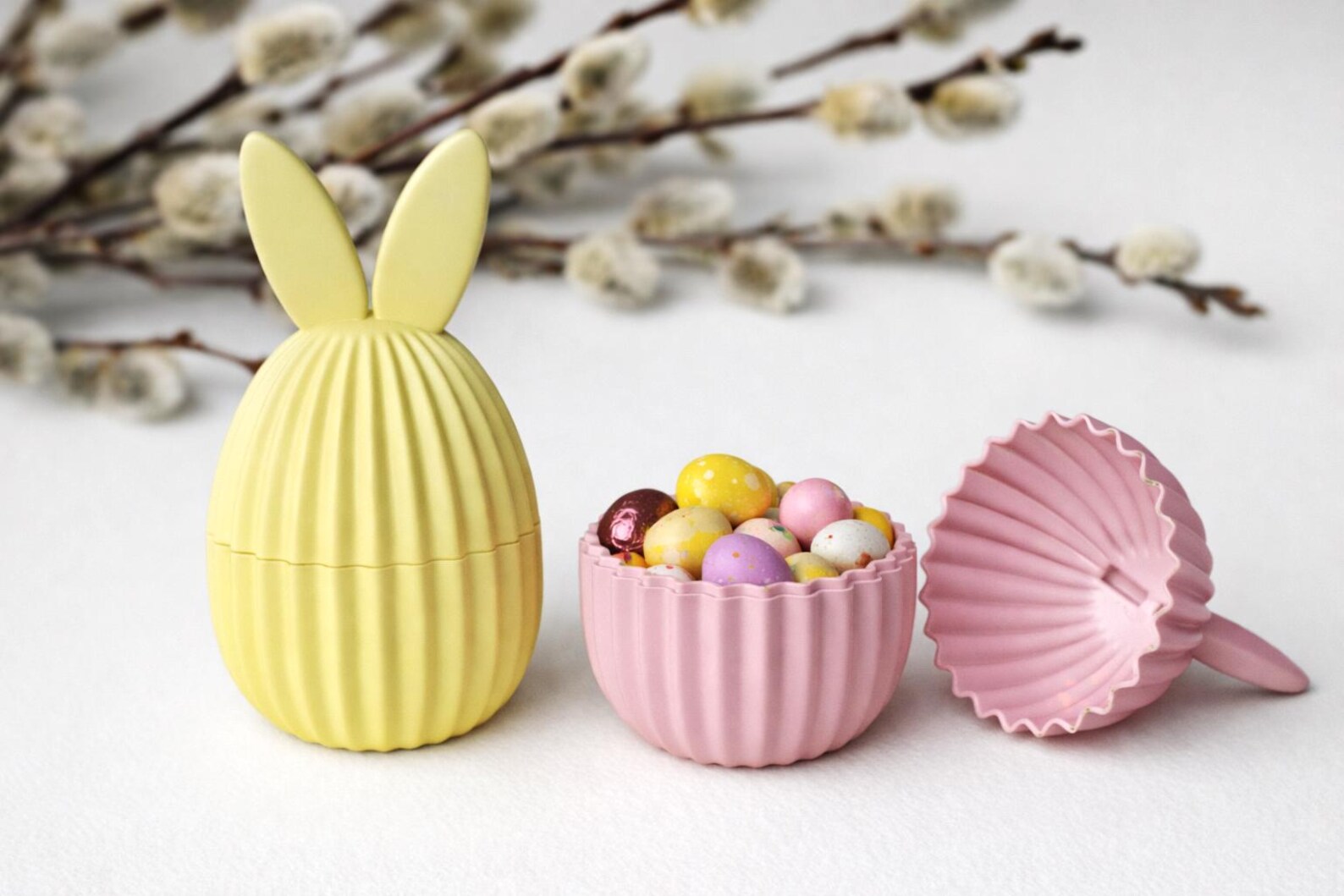 Easter Bunny Container STL - 3D Printable Candy Box (digital File) - Etsy