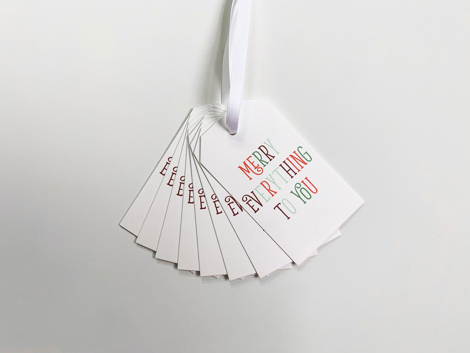 Christmas Gift Tags | Merry Everything to You | Holiday Present Labels ...