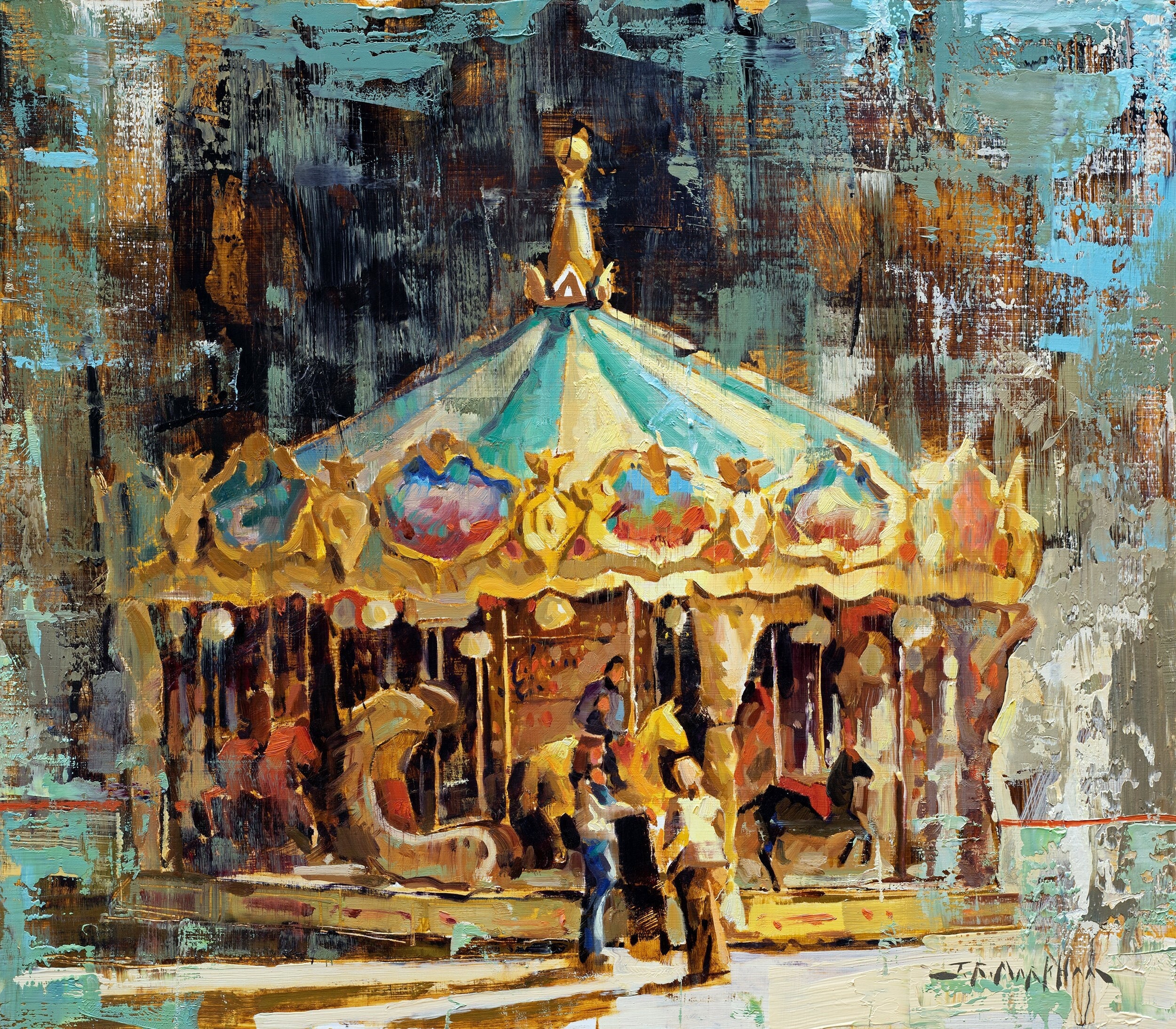 Carousel Painting