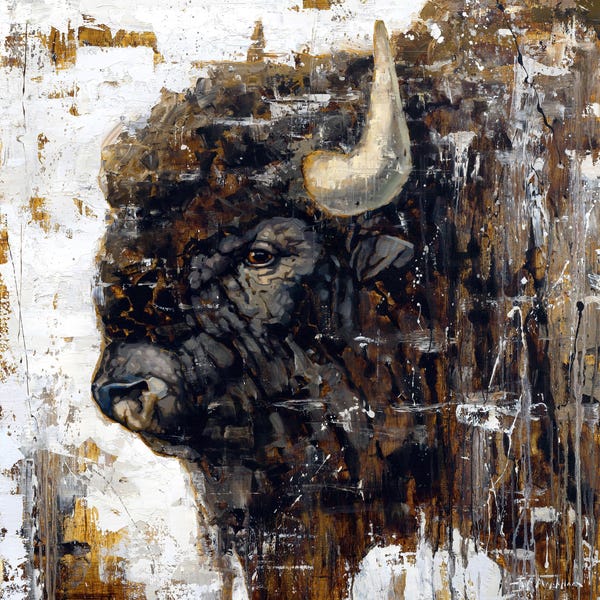 Large Buffalo Print - Etsy
