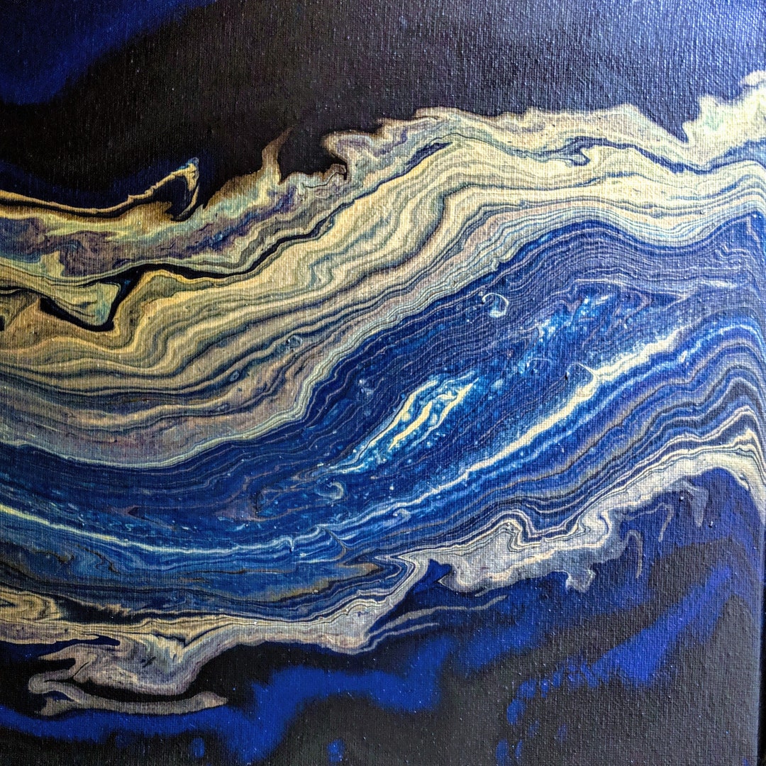 Original Mojave Blue Painting - Etsy