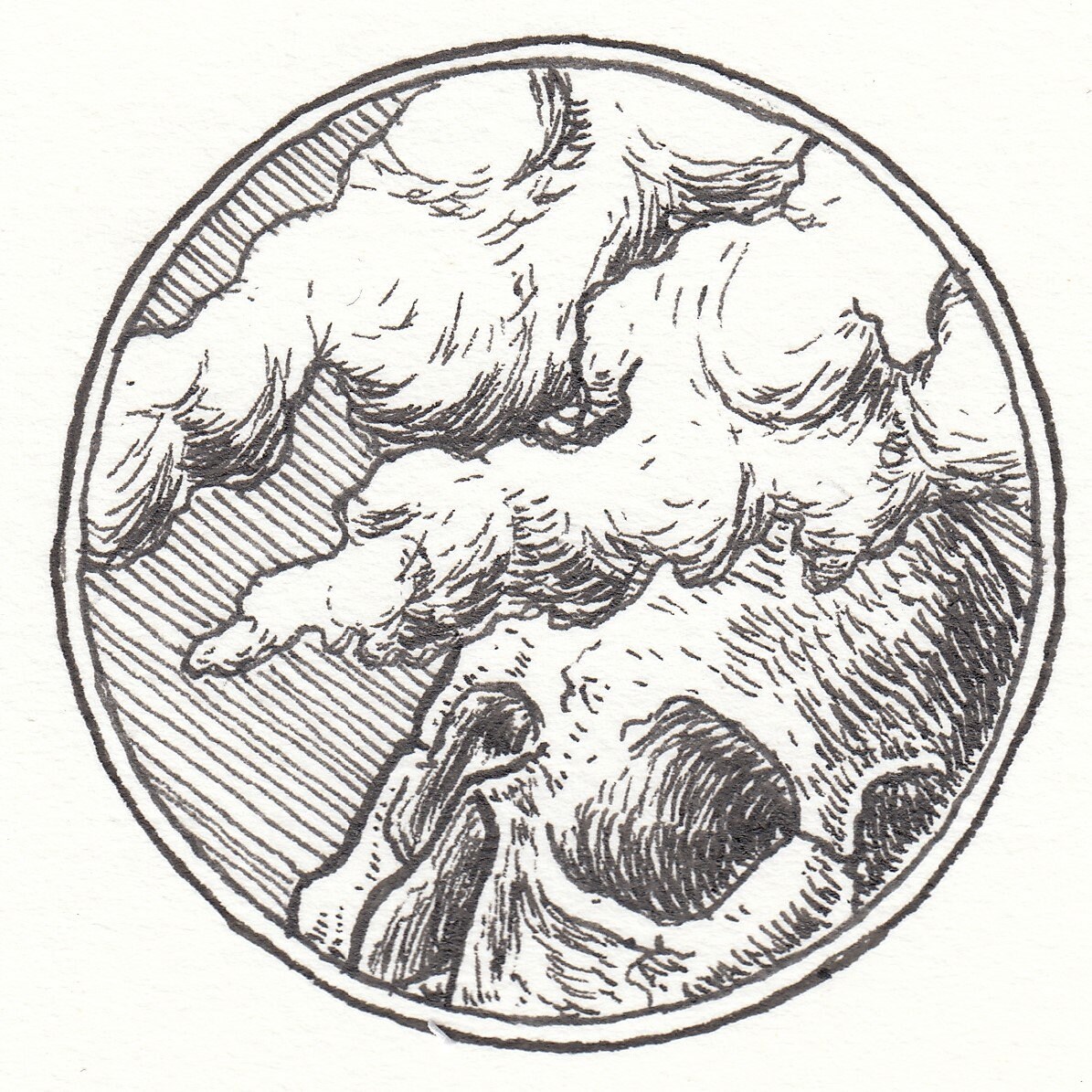 Skull Fog Sticker - Etsy