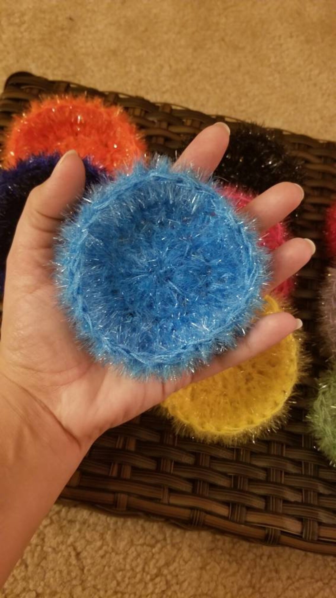 Polyester Dish Scrubby, Eco Friendly Dish Scrubby Pack, Reusable Dish ...